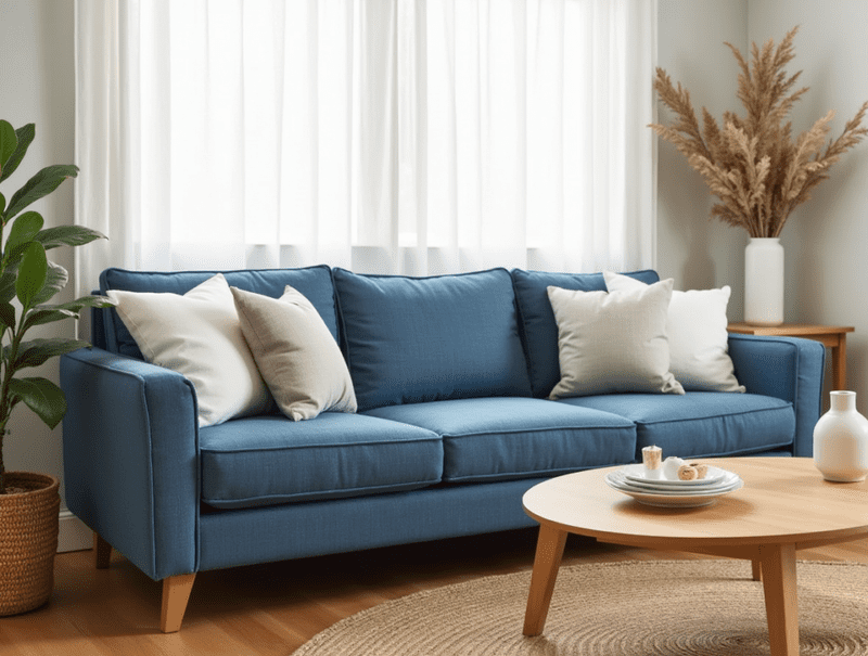 10 Stunning Denim Couch Ideas to Upgrade Your Living Room - tilssa